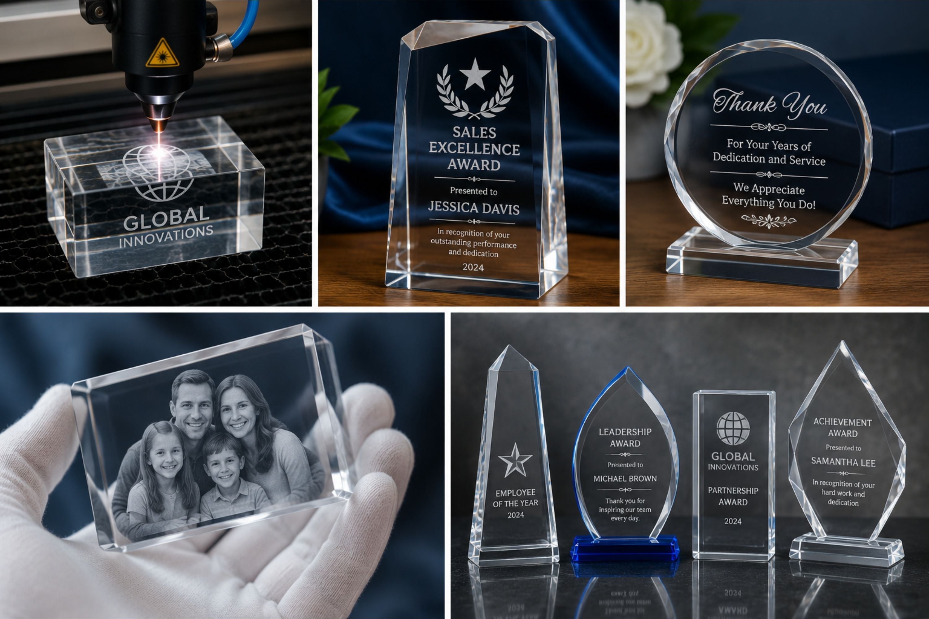 How to Engrave a Crystal Award With a Laser Engraver – OMTech UK