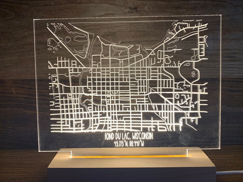 Maps Laser Engraving and Laser Cutting – OMTech UK